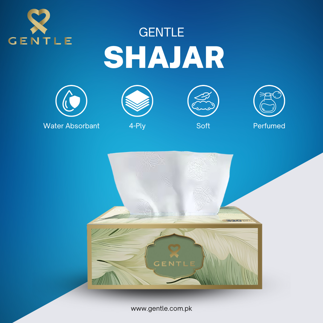 Gentle Shajar Tissue Box 320s 4ply Perfume Tissue – GENTLE