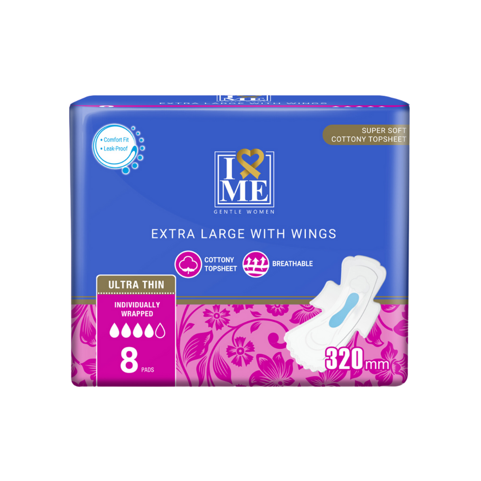 Gentle Women Ultra Thin 320 mm Sanitary Pads - Extra-Large – GENTLE