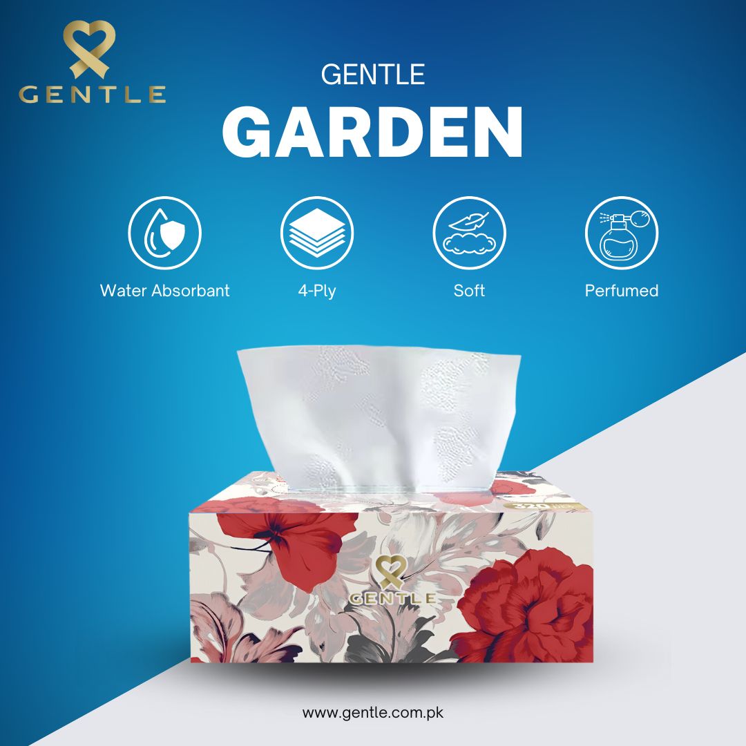 Gentle Garden Tissue Box 320s 4ply Perfume Tissue – GENTLE