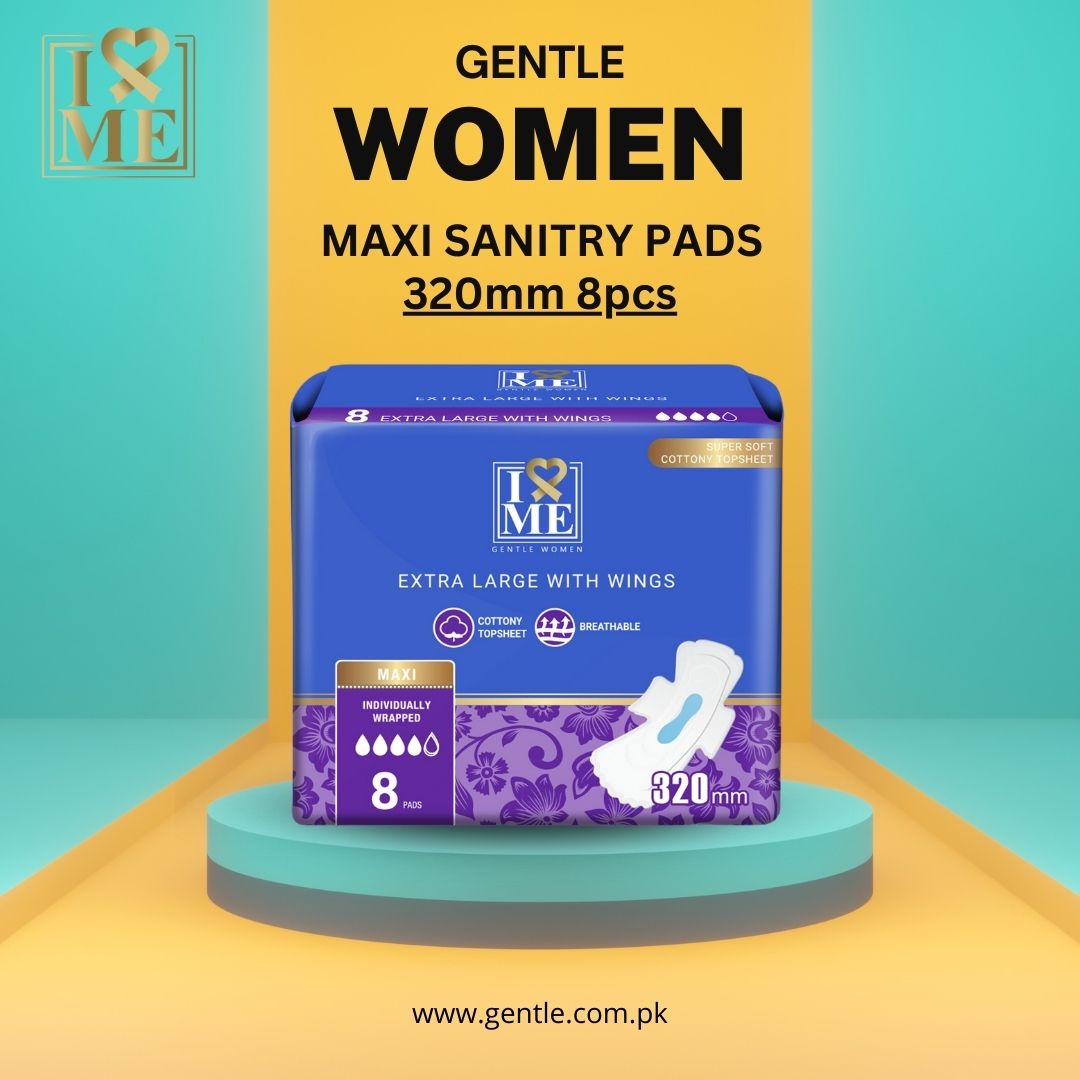 Gentle Women Maxi 320 mm Sanitary Pads Extra Large 08 Pcs – GENTLE