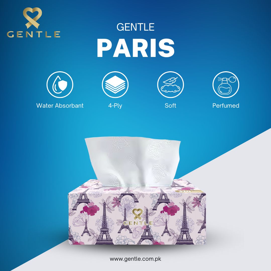 Gentle Paris Tissue Silky Soft 320s 4ply Perfumed Tissue – GENTLE